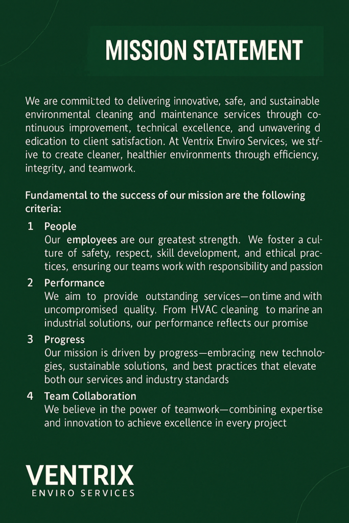 About - Ventrix Enviro Services LLC